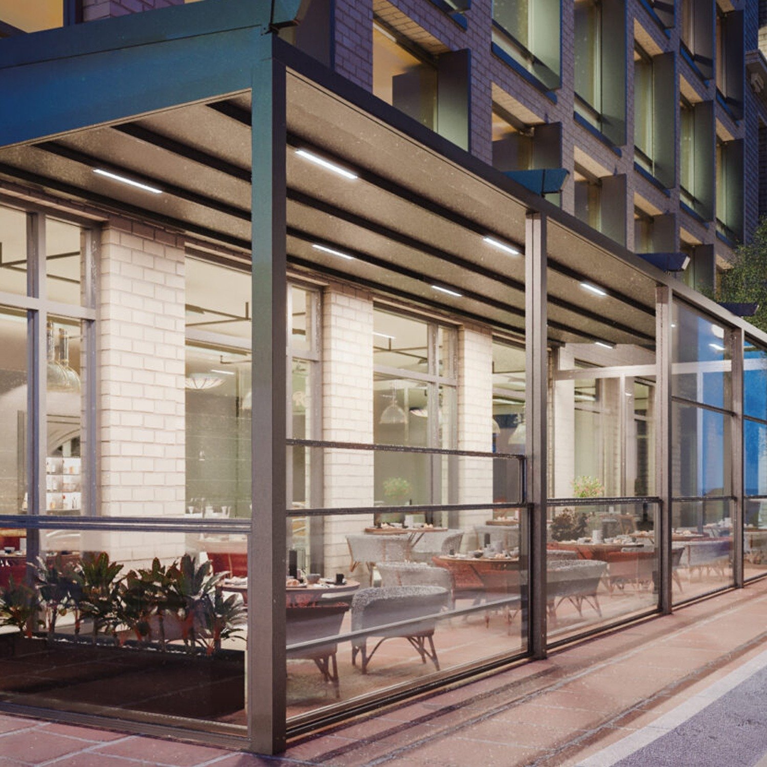 Guillotine Glass Systems – İstek Aluminum Systems